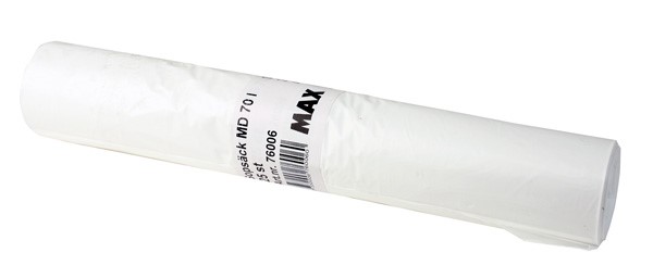 MAX Sopsäck MD 70l Säck Vit - Tomjo